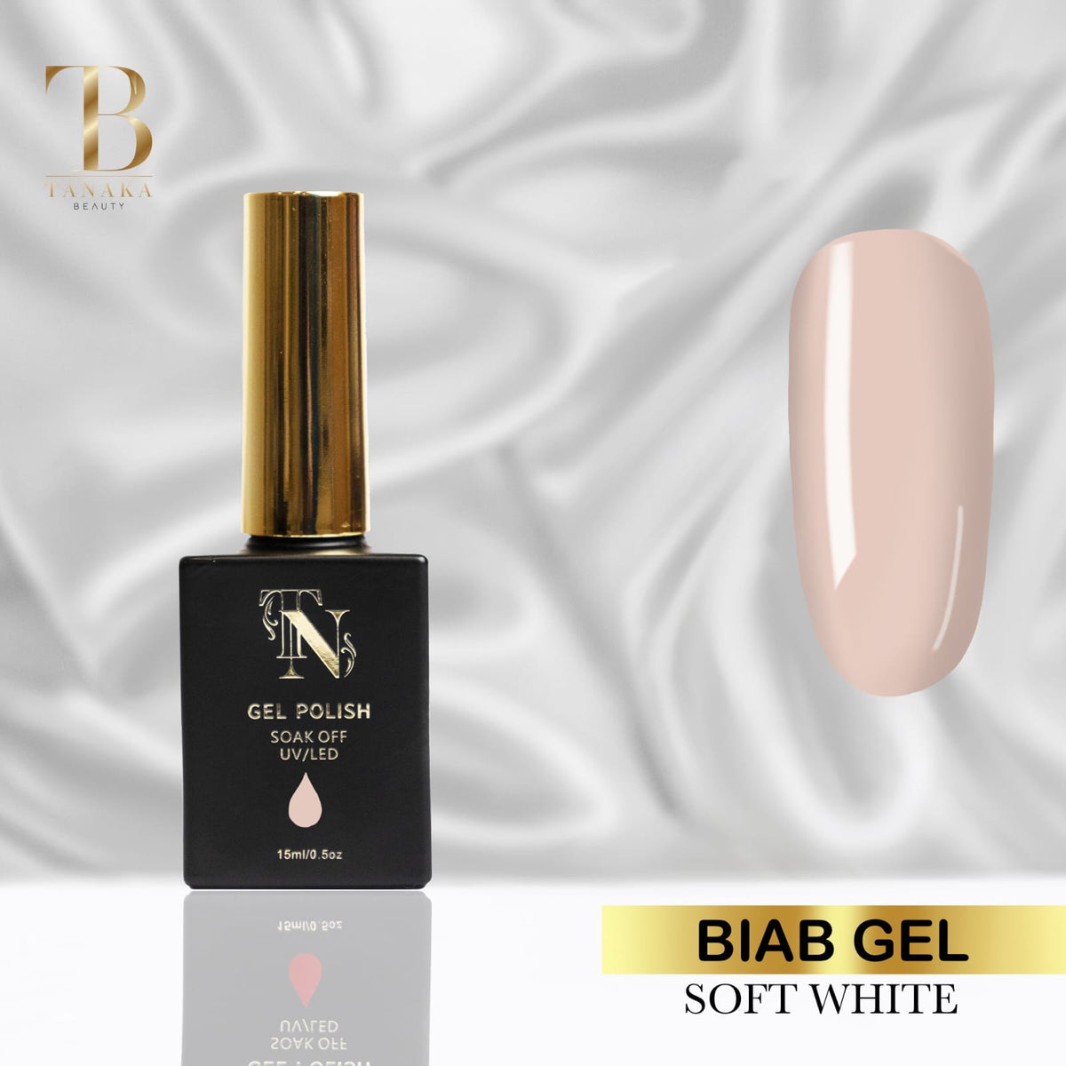 BIAB Gel colours 15 ML - Colour 5572 (Soft White)