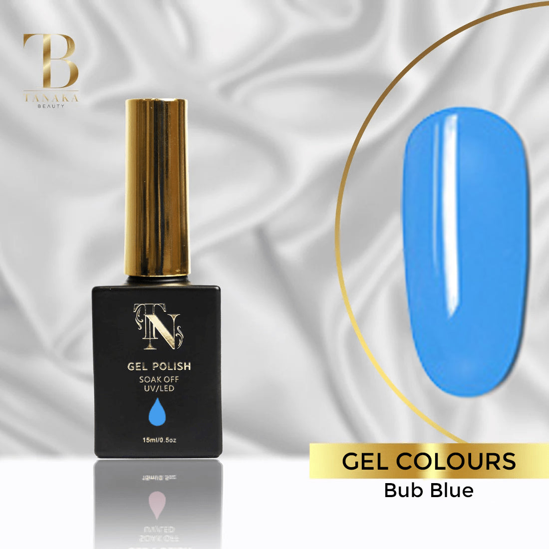 Nail Gel Polish (Bub Blue) - by Tanaka Nails
