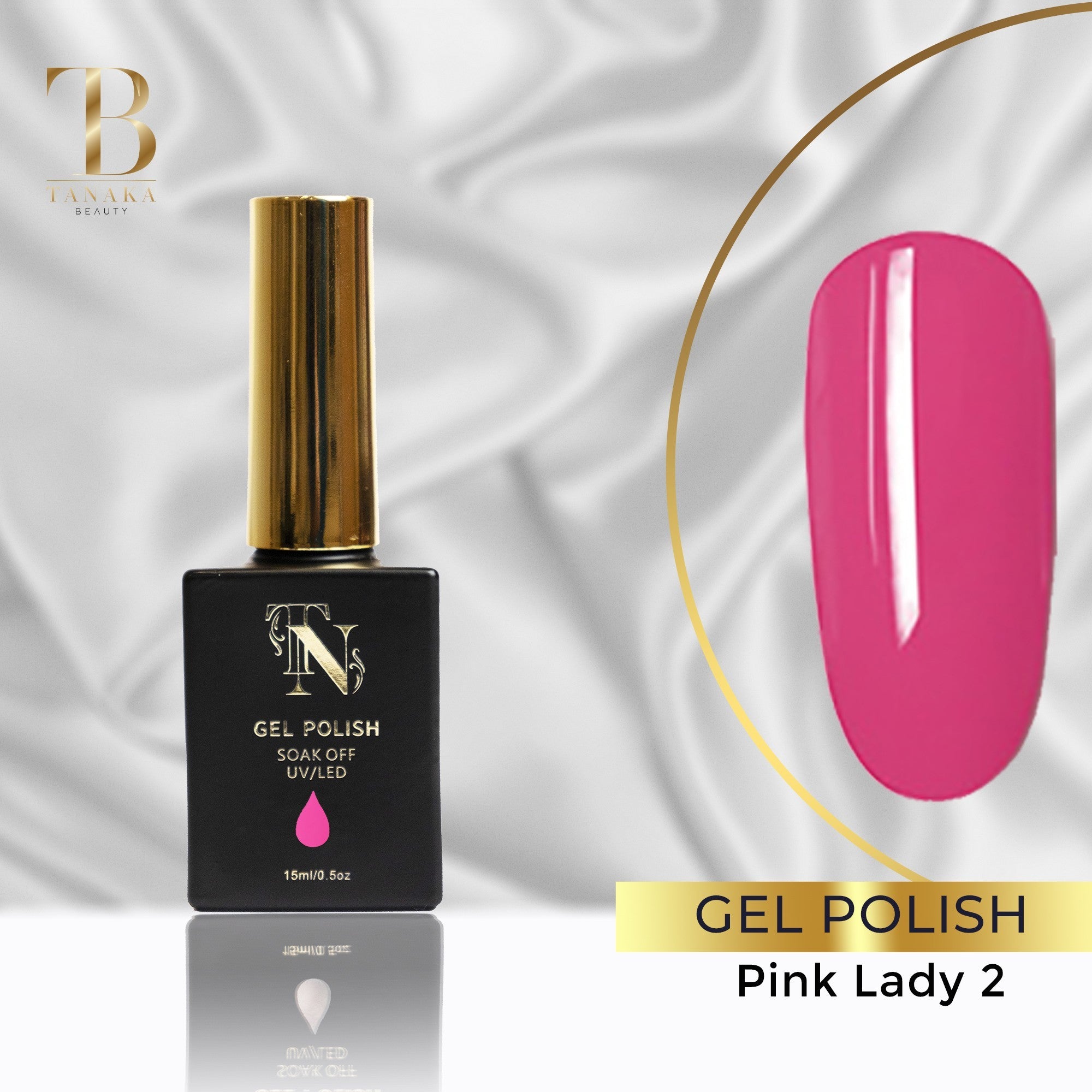 Nail Gel Polish (Pink Lady 2) - by Tanaka Nails