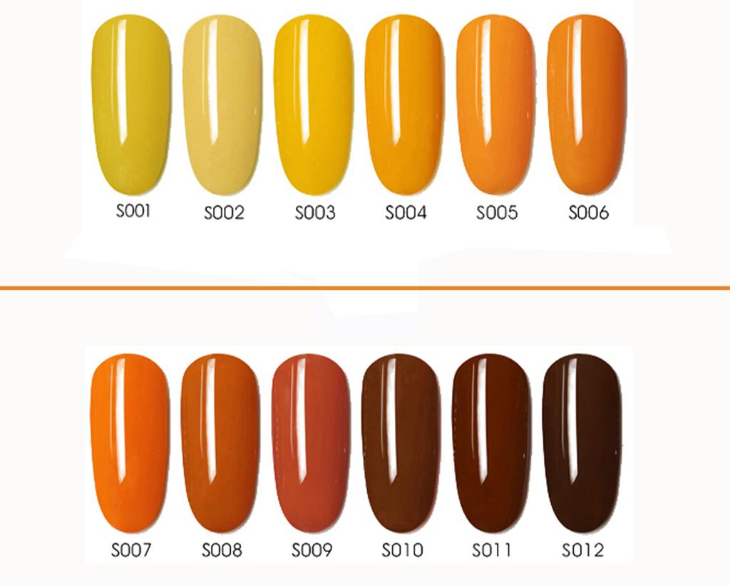 Gel Colors Gelato Series S001-12 | Gel Nail Polish Supplier