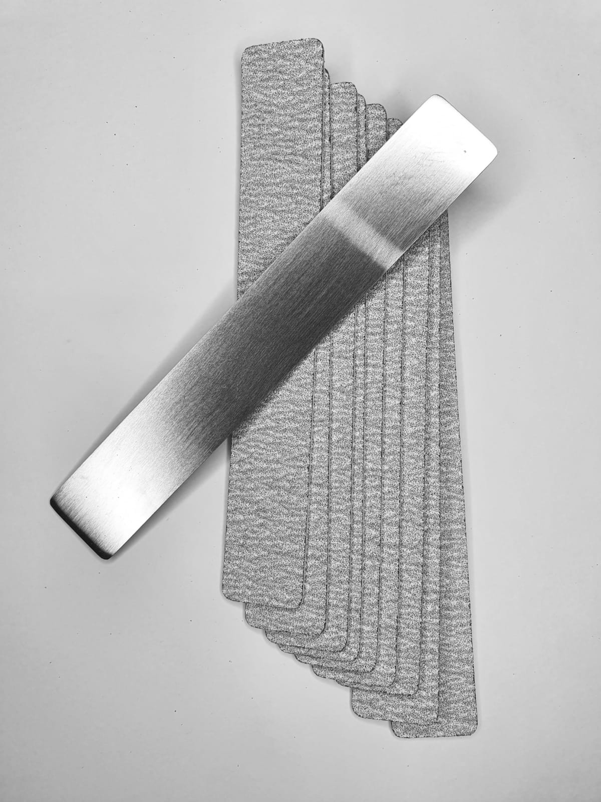 Metal Nail Files Rectangle + 10 replacements | Nail Supplies