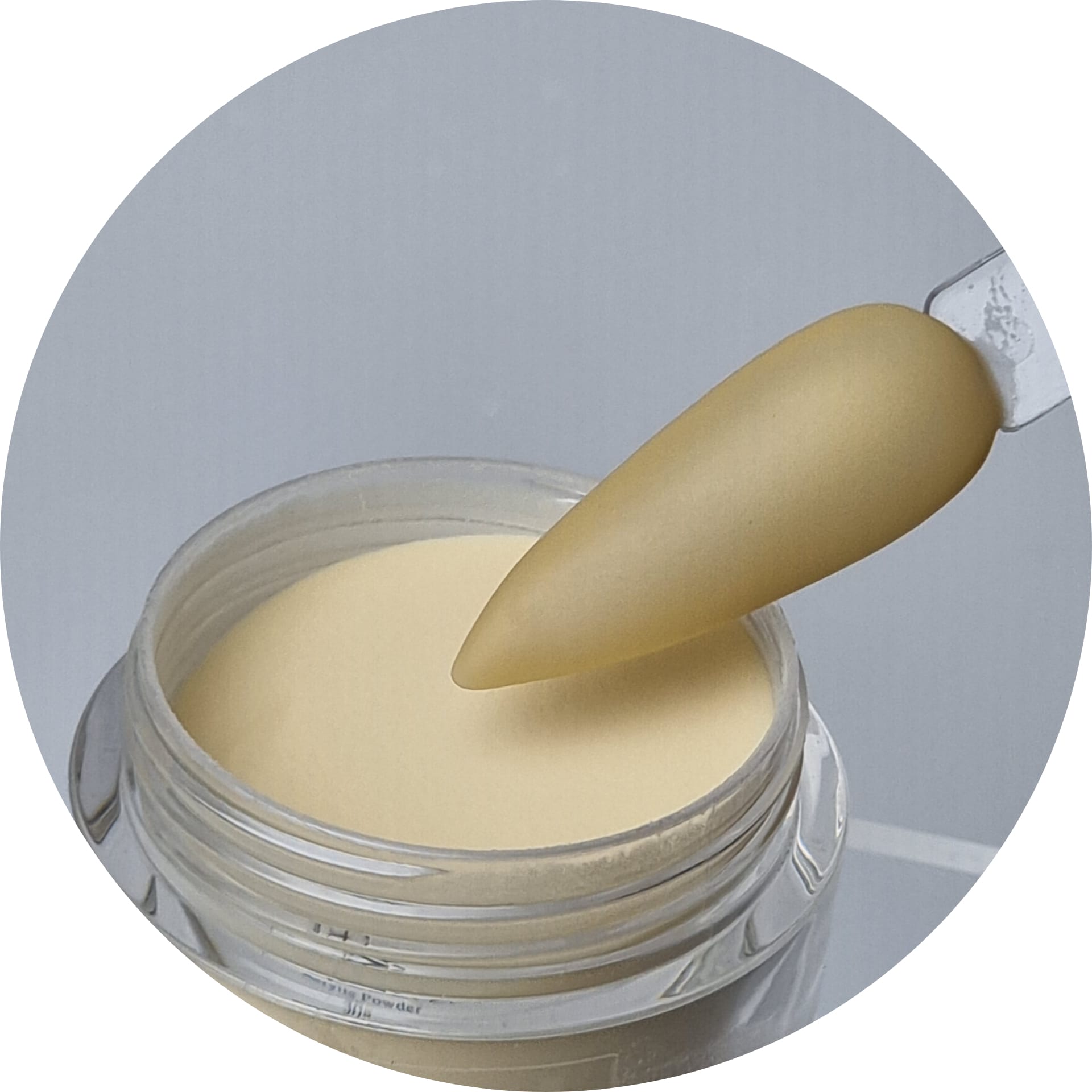 Nails Perth - Acrylic Colour Powders Pastel Yellow 30G